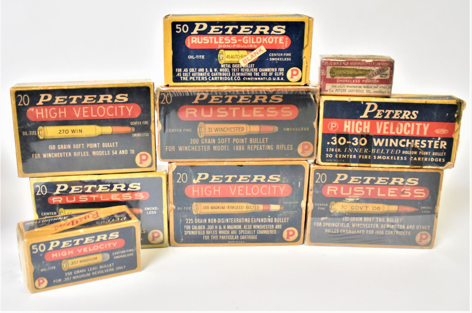 Peters Full Cartridge Boxes