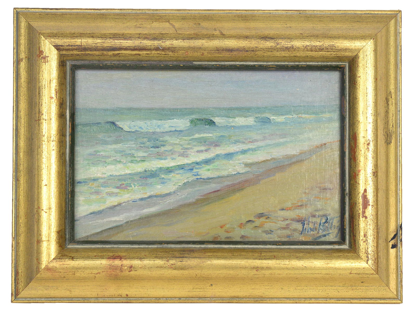 John Rettig Seascape Oil Painting