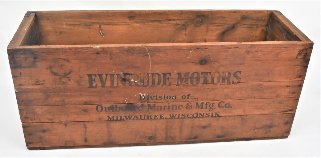 Evinrude Outboard Motor Crate