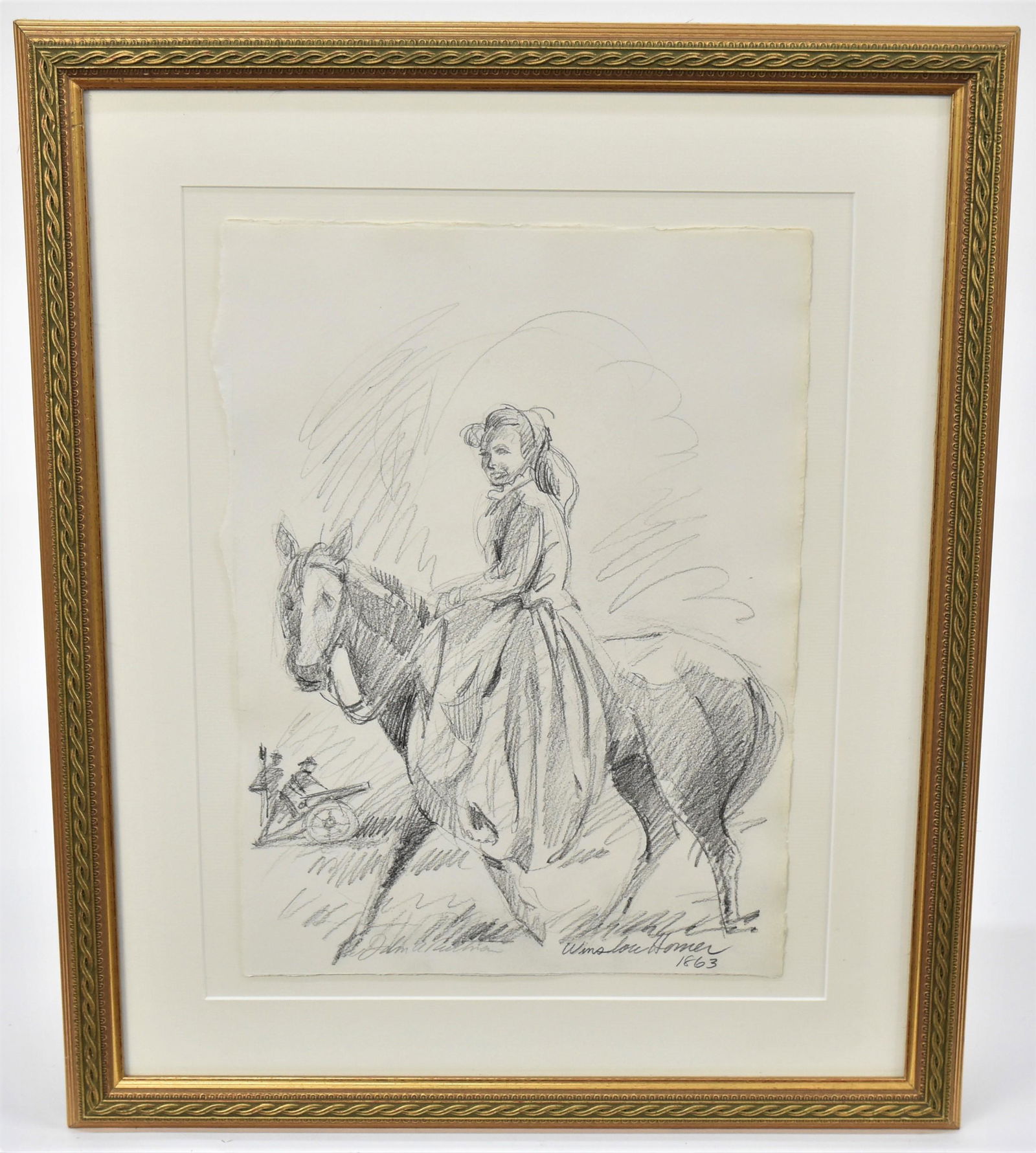 John Ruthven Original Graphite Drawing