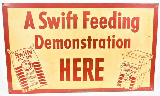 Buckeye Feeds Tin Sign