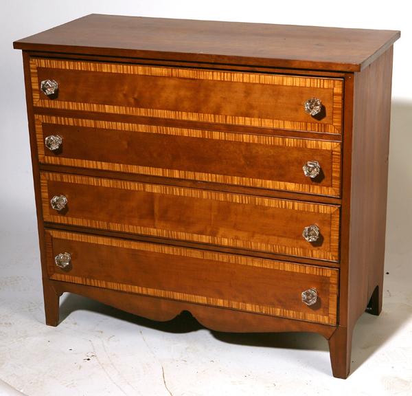 261: EARLY SOUTHERN CHERRY CELLARETTE OR SUGAR CHEST