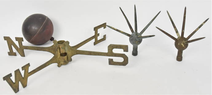 Lightning Rod Finials & Points (23), Most Are