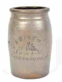 Antique Stoneware Crock Jug 19th C Hamilton & Jones, Greensboro PA ...