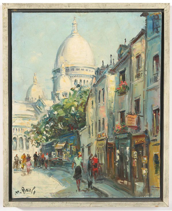 231: MAURICE BARLE (FRANCE) oil painting