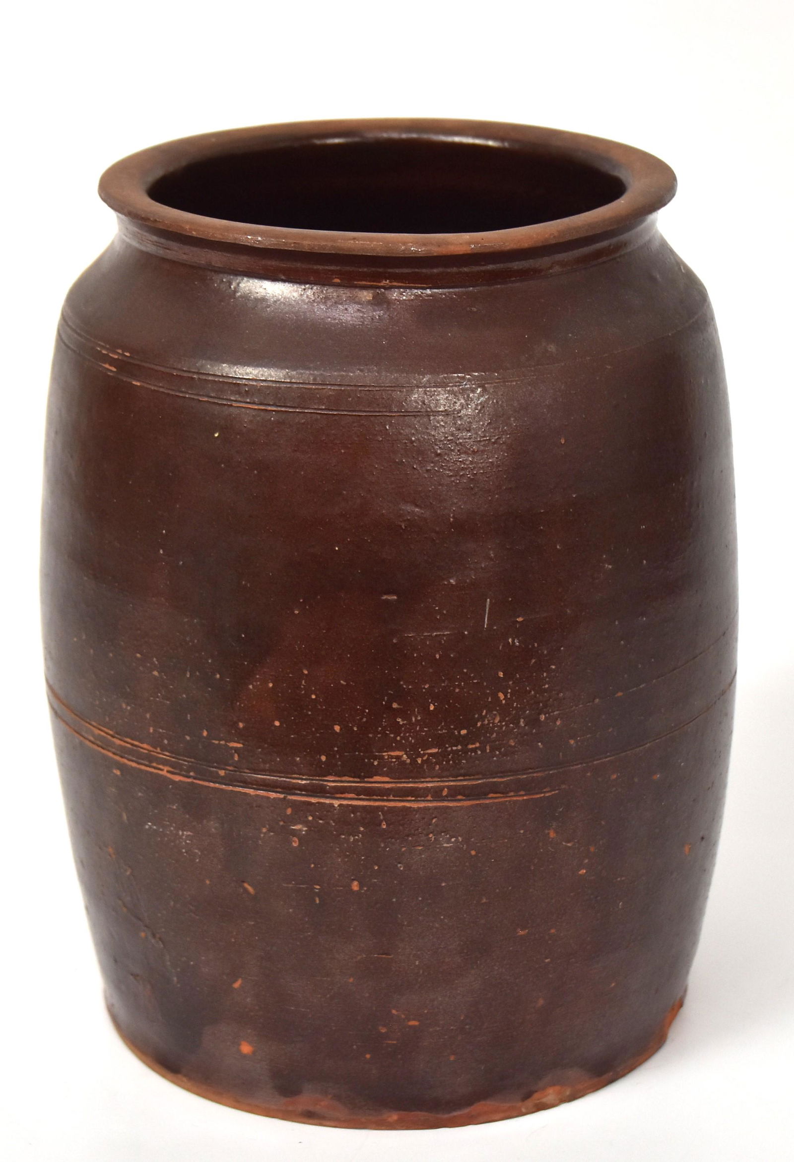 Early Redware Glaze Jar