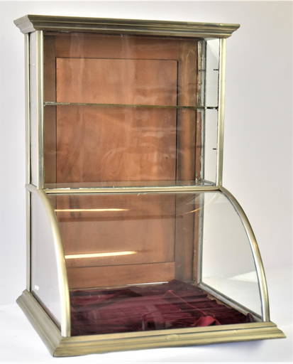 Nickle Plated Candy Store Showcase