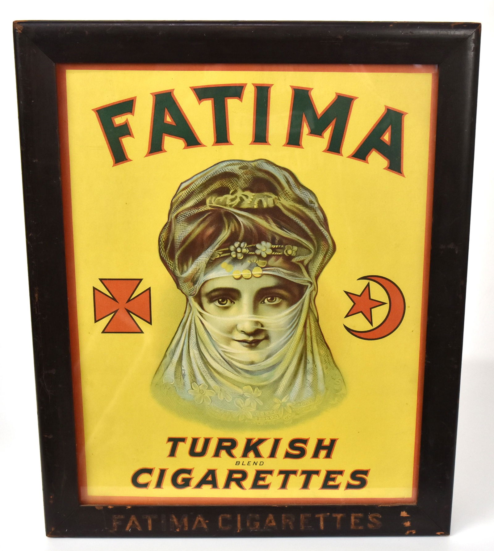 Fatima Tabacco Cigarette Advertising Sign