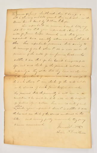 Ms Mason Co. Ky. Will Leaving Slaves & Real Estate