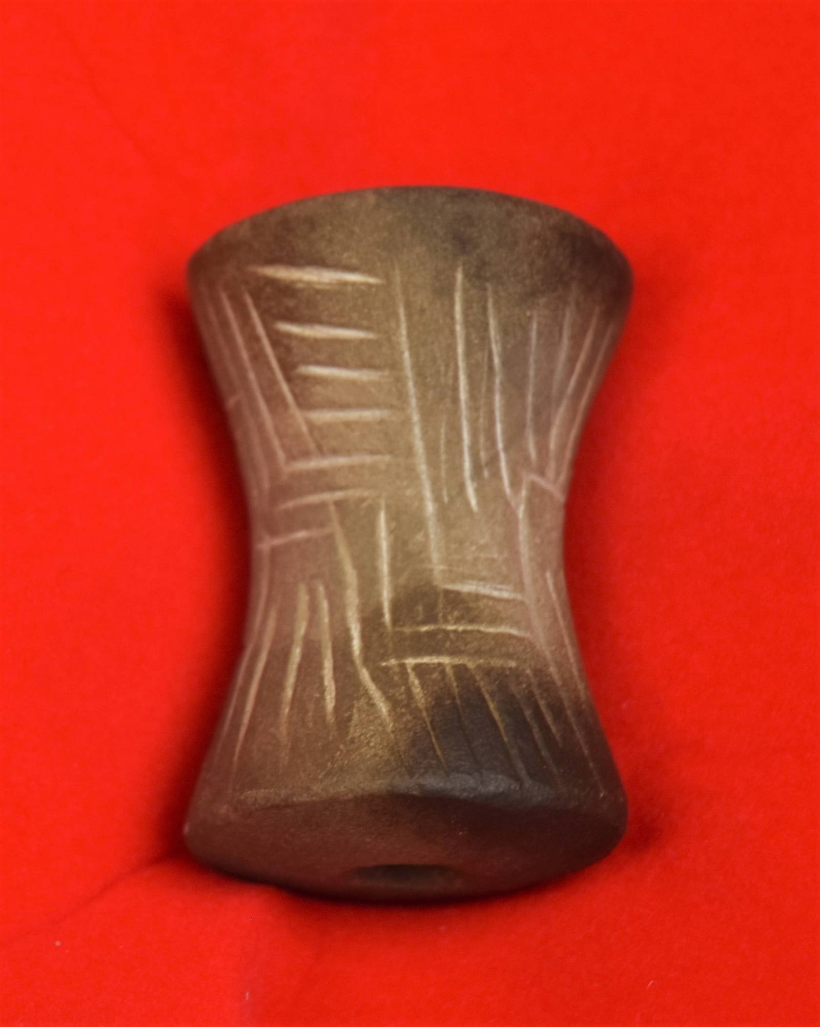 Rare Engraved Sandstone Spool Auction