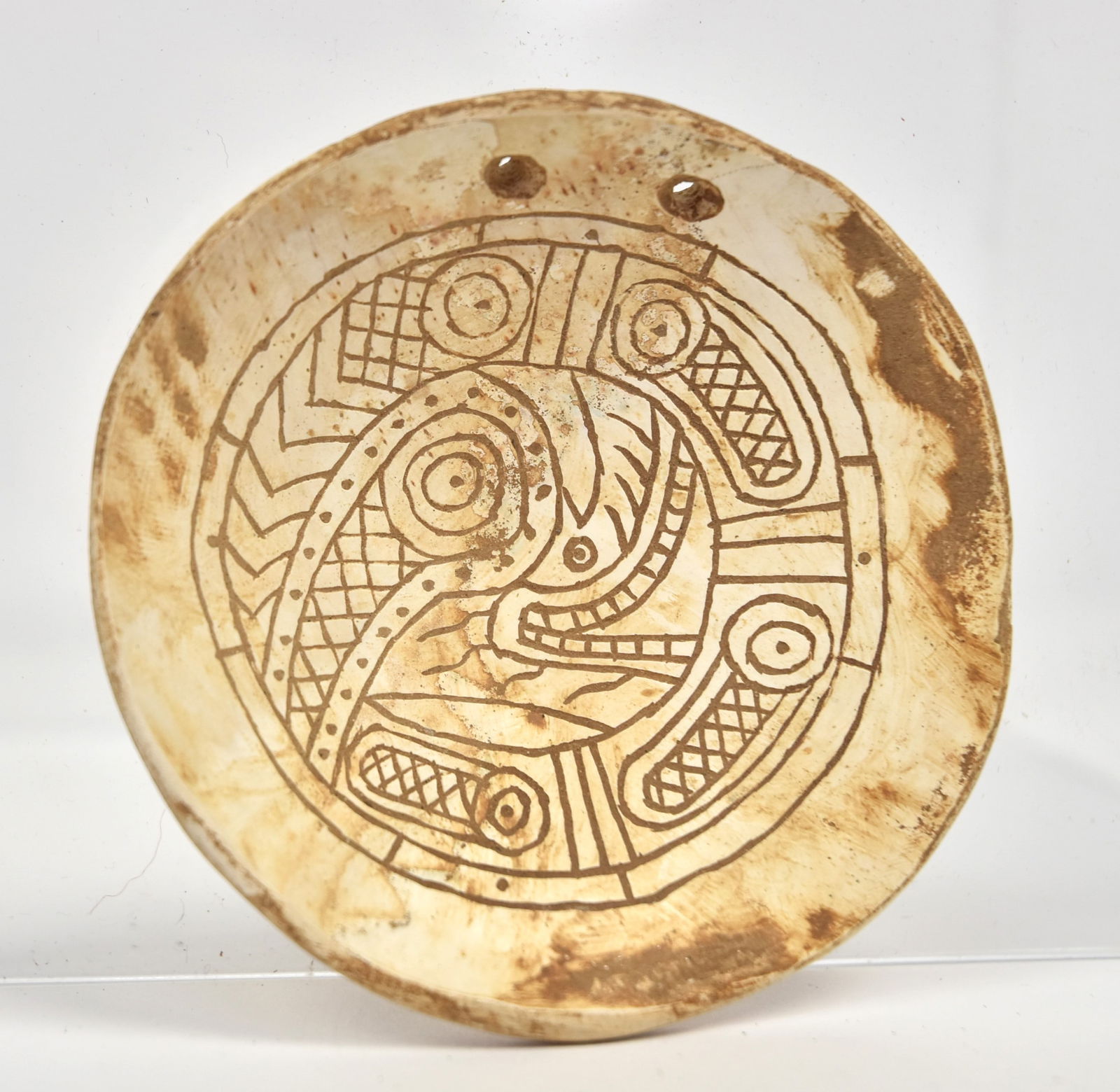 Engraved Shell Gorget Auction