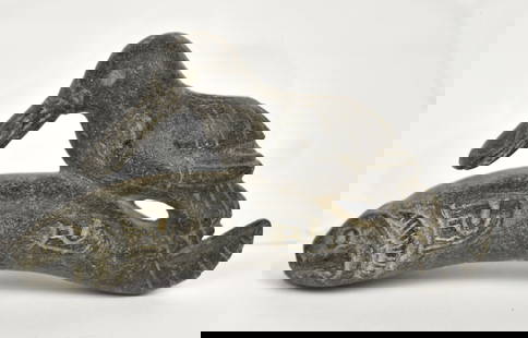 Hopewell Human Effigy Pipe