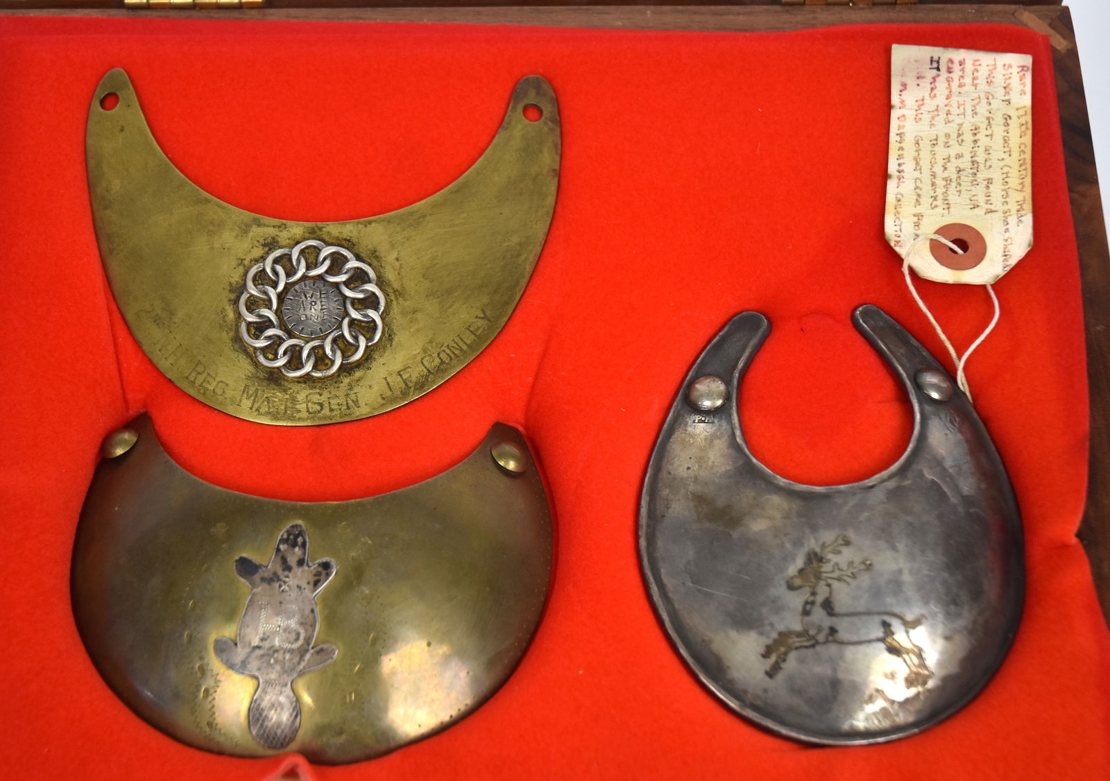 Three Early Trade Gorgets Auction