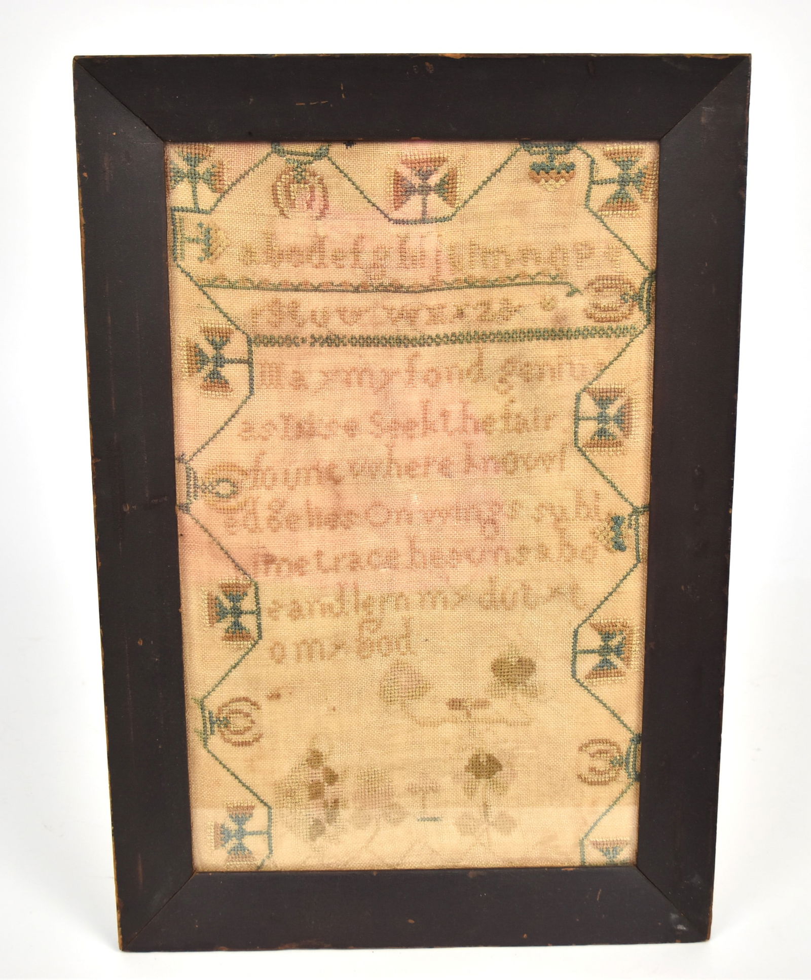 Early School Girl Sampler Auction
