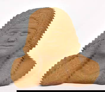 E. Popeye Reed Sandstone Sculpture Auction