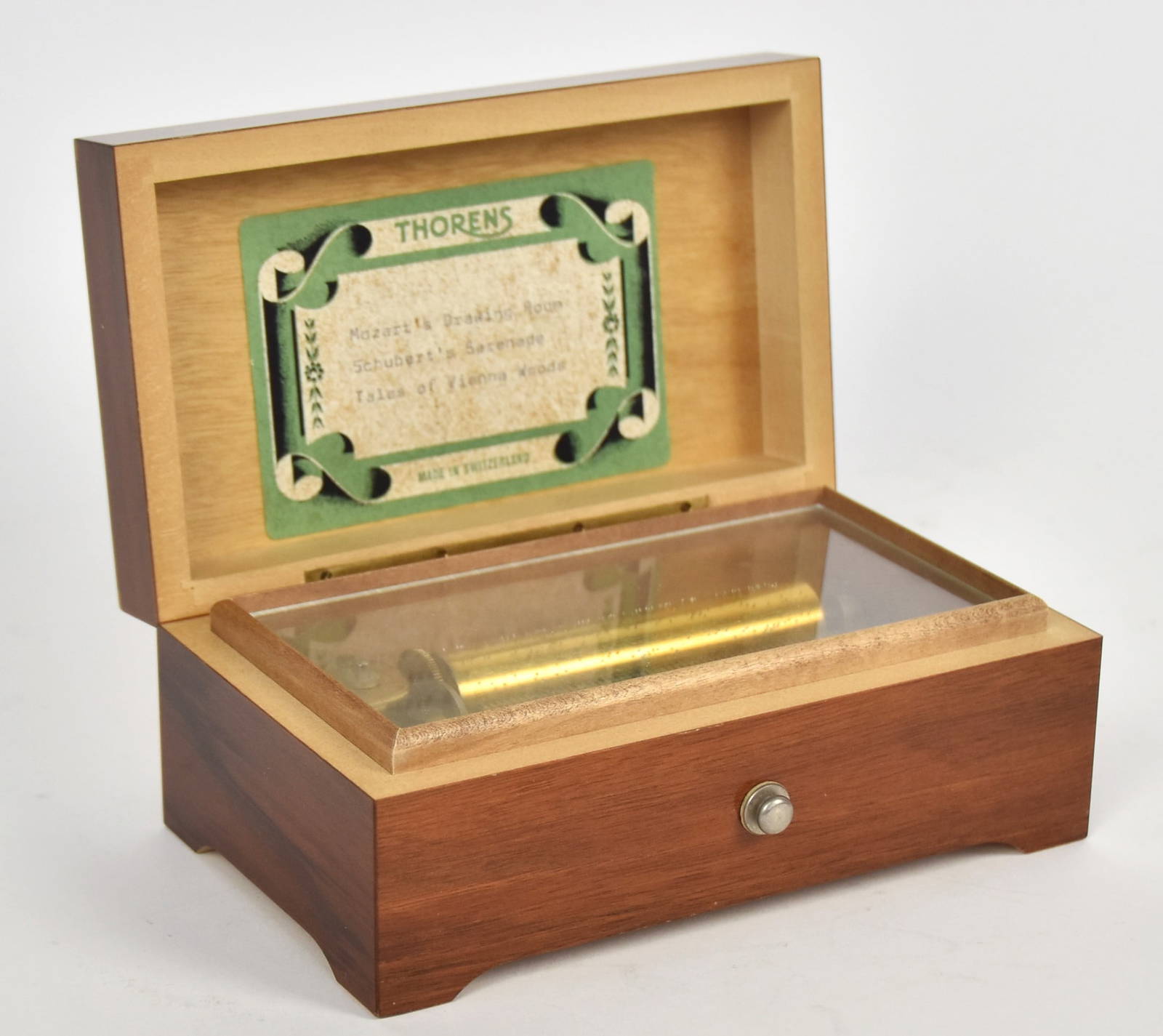 Thorens Inlaid Swiss Music Box Auction