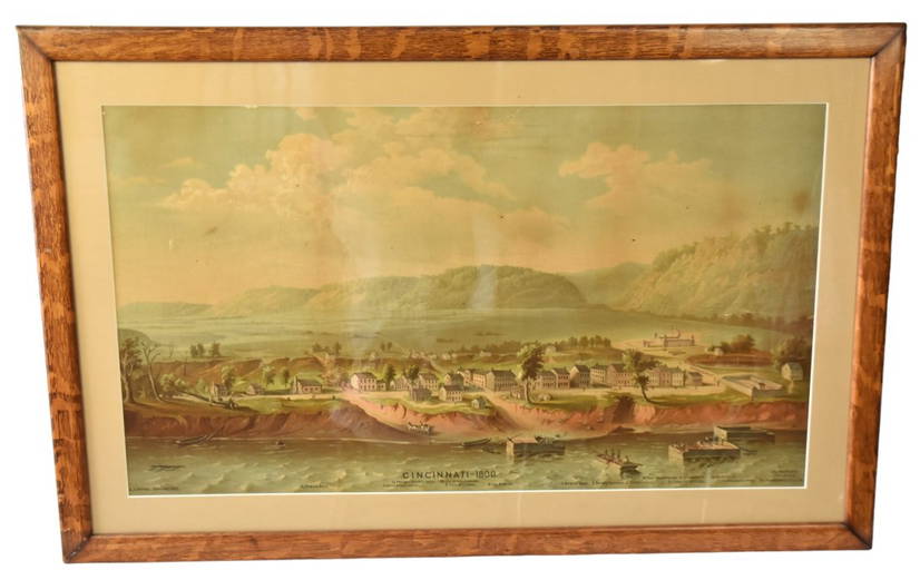 1880 Cincinnati 1800 Lithograph