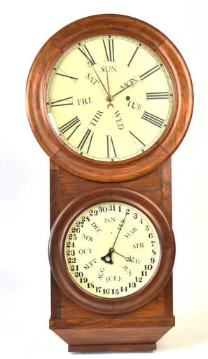 B.b. Lewis Calendar Wall Clock