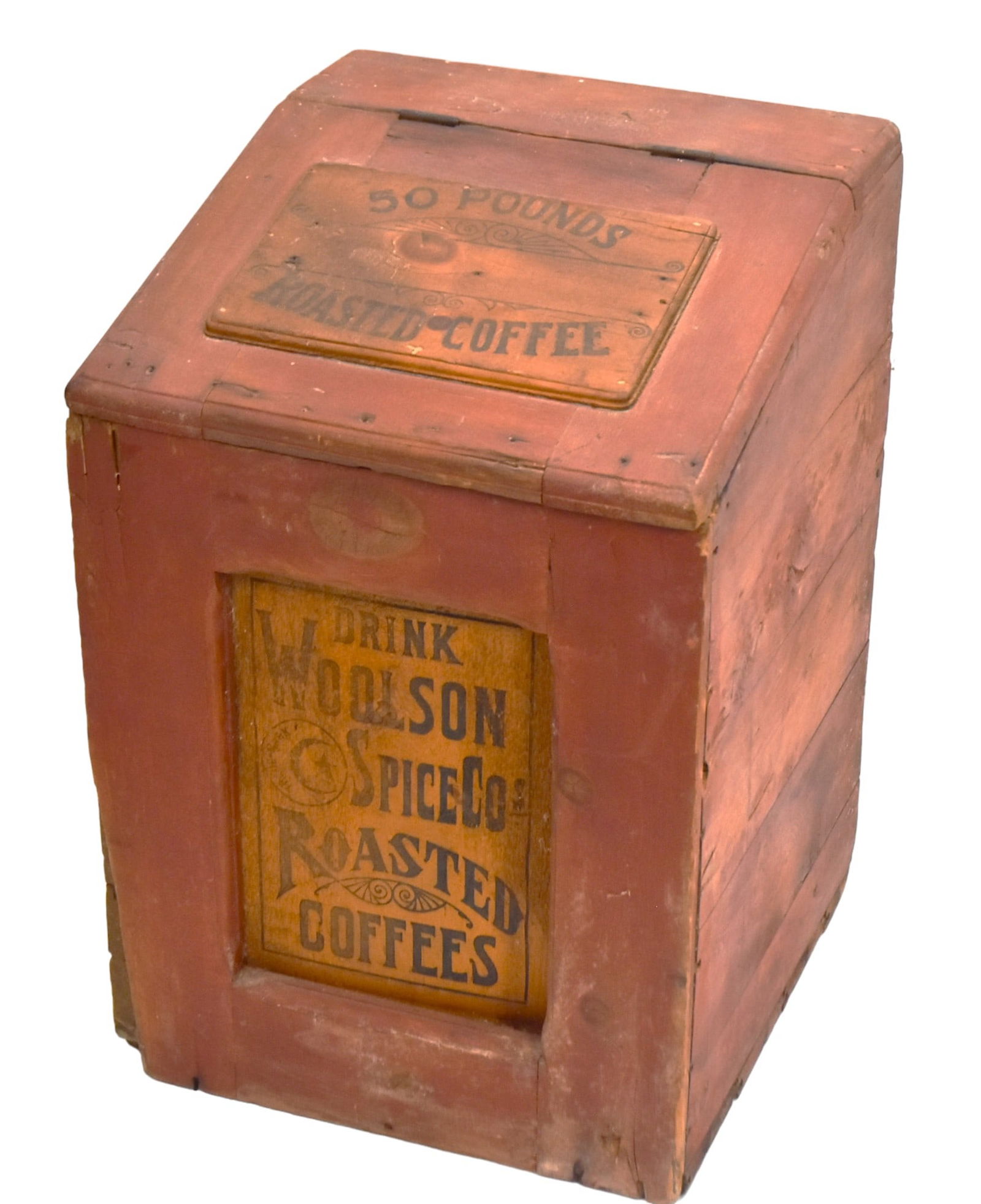 Wilson Spice Co. Wooden Coffee Box Auction