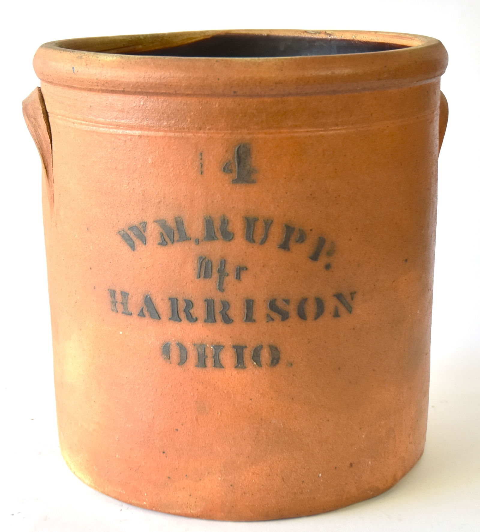 Wm Rupp Harrison Oh 4 Gallon Stoneware Jar Auction