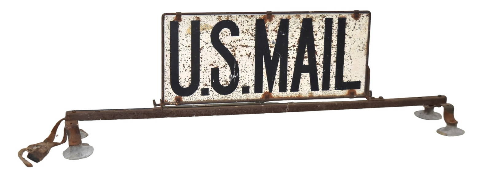Metal Us Mail Sign For Vehicle Auction
