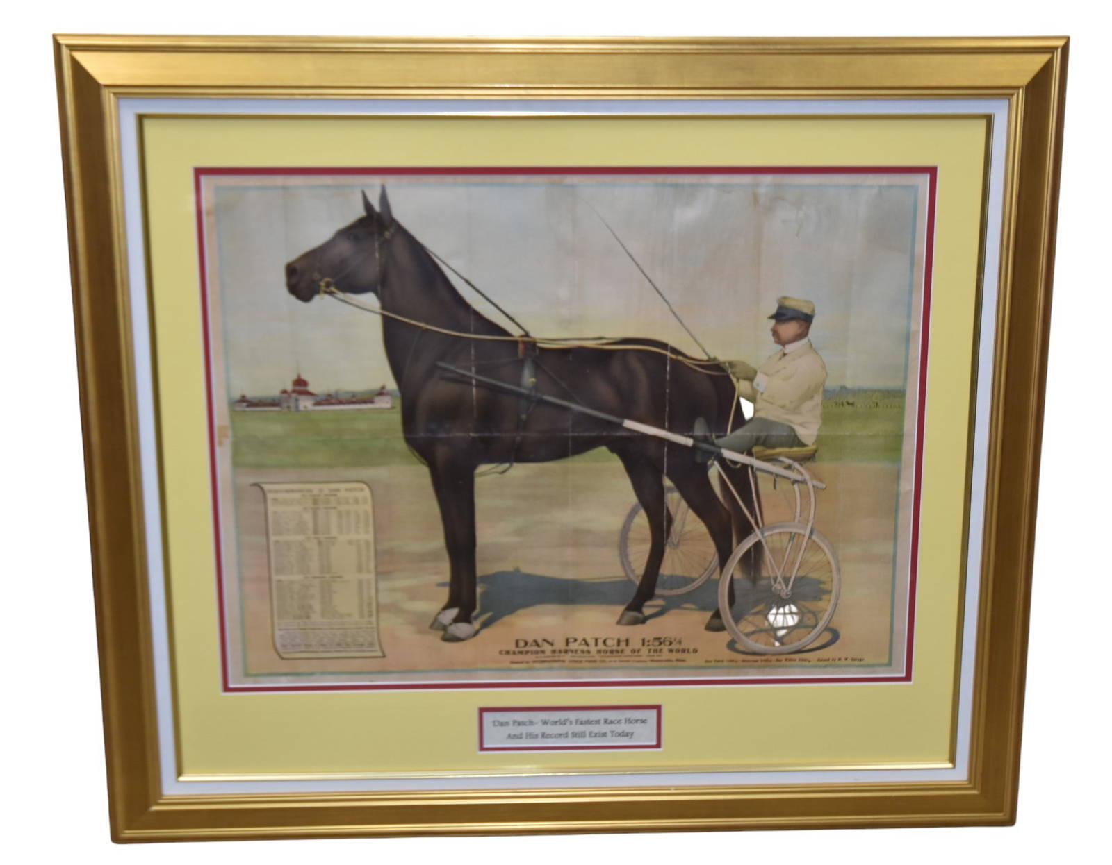 Dan Patch Chromolithographed Poster Auction