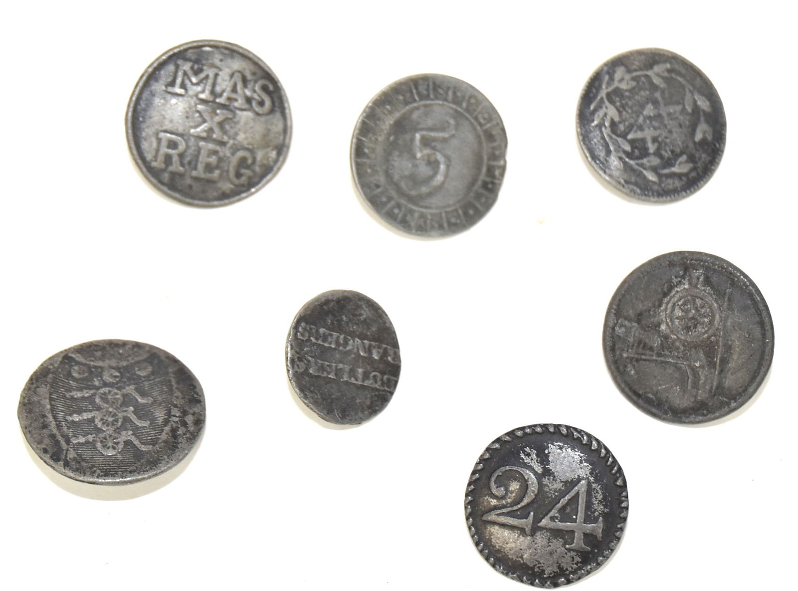 American Revolutionary War Pewter Buttons Auction
