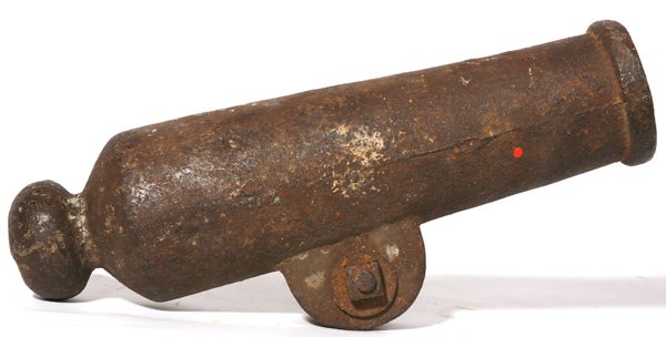 Early Cast Iron 19th Century Signal Cannon