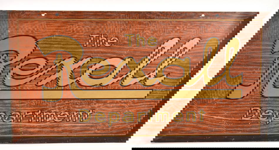 Rexall Drug Store Flange Sign