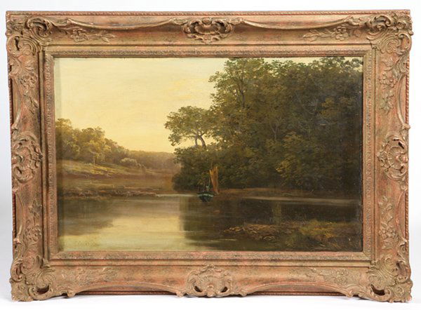 119: ERNEST PARTON (NY/ENGLAND) OIL PAINTING