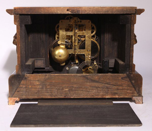 SETH THOMAS RARE AUTO 8-DAY LONG ALARM CLOCK : Lot 42