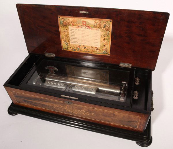 Harp, Harmonic Piccolo Zither Cylinder Music Box