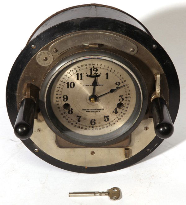 N.Y. CALCULAGRAPH CO. CLOCK - Sep 02, 2013 | Forsythes' Auctions, LLC in OH