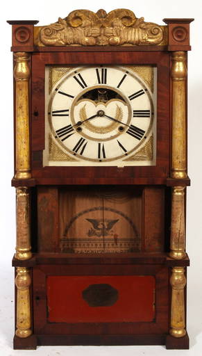 BIRGE & MALLORY TRIPLE DECKER CLOCK - Sep 02, 2013 | Forsythes ...