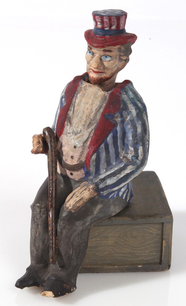 FOLK ART UNCLE SAM NODDER