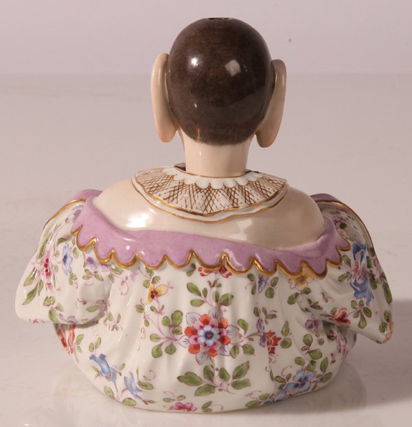 MEISSEN PORCELAIN NODDER OF CHINESE LAUGHING BUDDHA : Lot 114