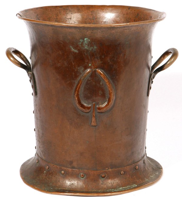 GUSTAV STICKLEY COPPER JARDINERE #276