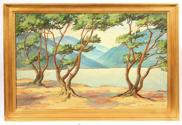 Alma J. Knauber (ohio) Oil Painting