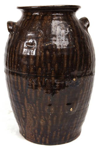 Southern Stoneware Ovoid Jar