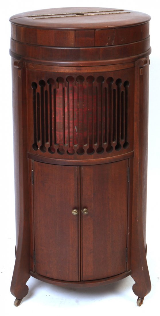 Modernola Round Phonograph Cabinet - May 09, 2015 | Forsythes' Auctions ...