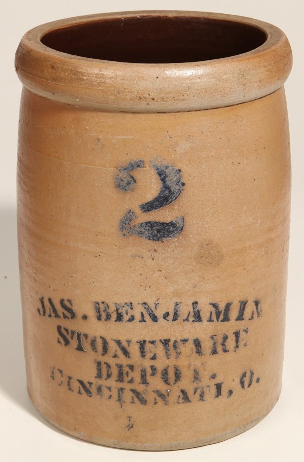 Jason Benjamin, Cincinnati, Oh Stoneware Jar