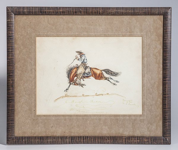 George Bourke (California/Ireland) Watercolor Painting