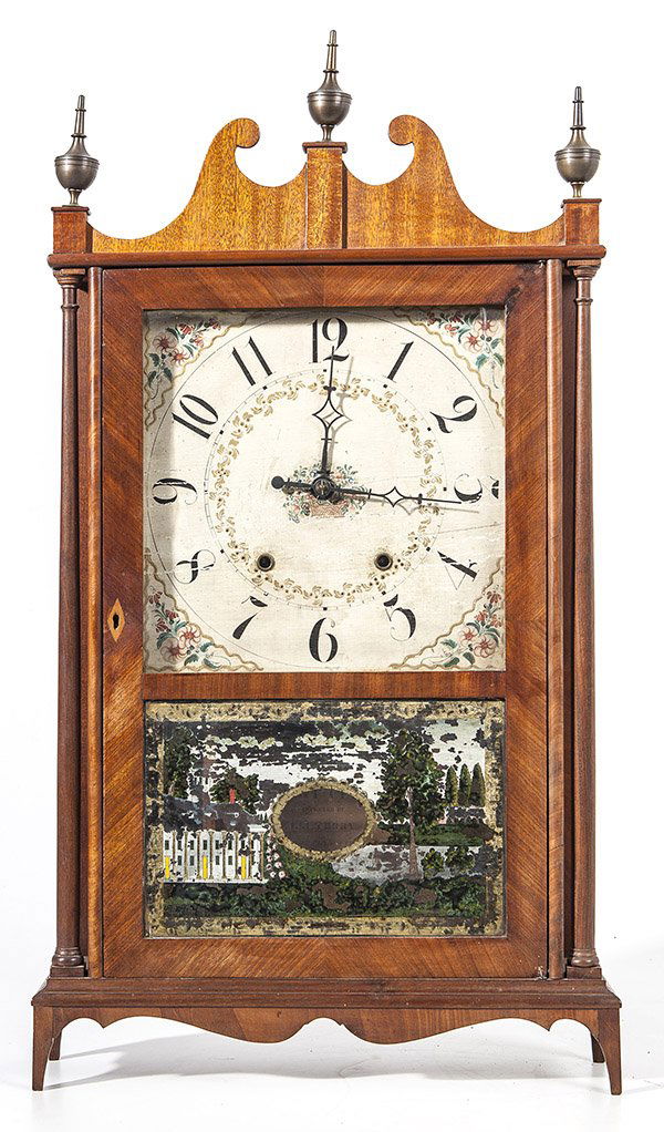 Eli Terry & Sons Pillar & Scroll Clock