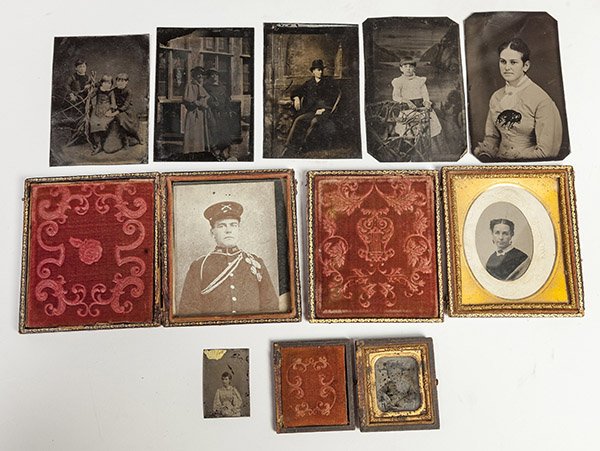Group Of Early Tintype Photographs
