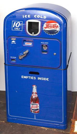 1950's Ten Cent Pepsi Cola Machine