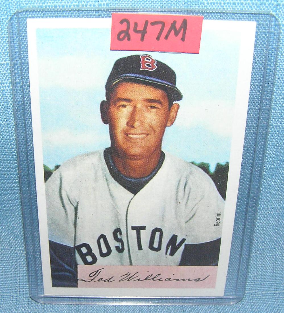 Ted Williams Baseball card