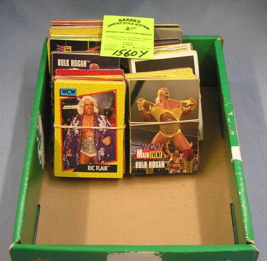 Box of vintage Pro Wrestling cards - Aug 07, 2018 | Baker's Antiques ...