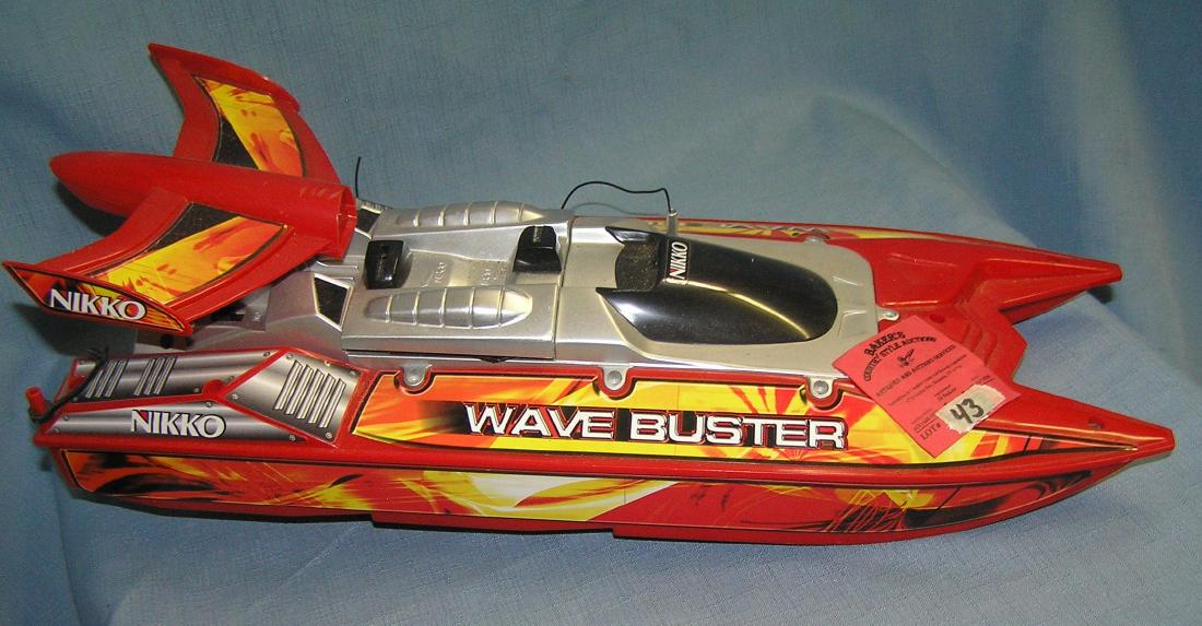 Nikko wave buster battery operated speed boat - Nov 17, 2018 | Baker's ...