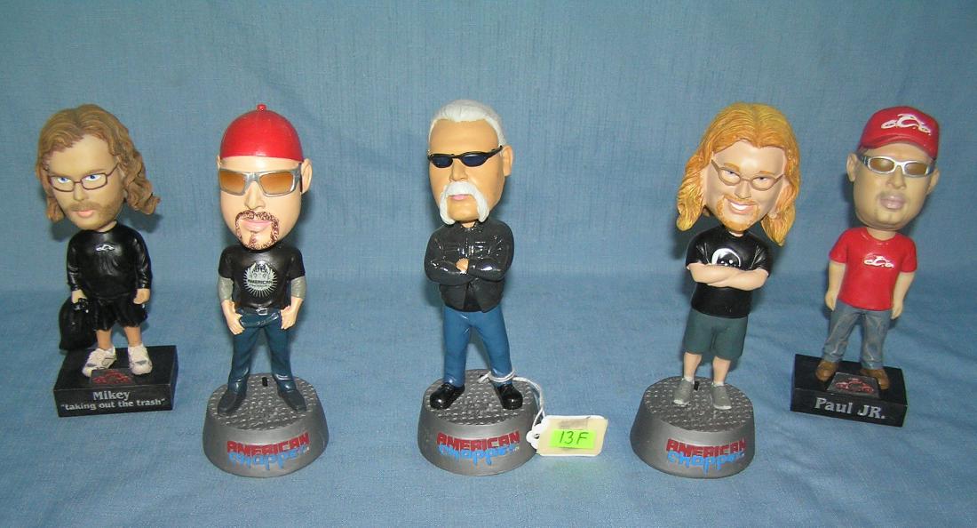 Collection of American Chopper talking bobble heads