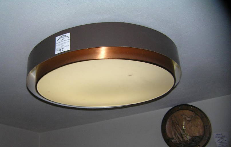 Mid Century Modern Circular Ceiling Fixture